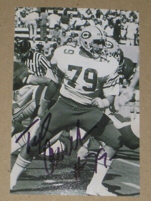 California Golden Bears TED ALBRECHT Signed 4x6 Photo FOOTBALL CAL ...