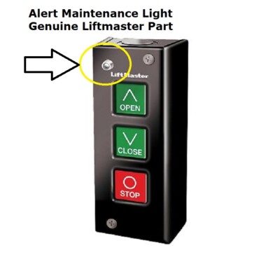Liftmaster 02103L / 02-103L 3-Button Indoor Surface Mount Station with ...