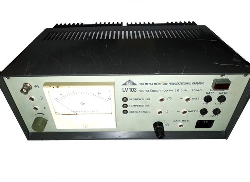 Vintage Retro Germany Power Audio Amplifier MMF LV 103 1980's Working ...