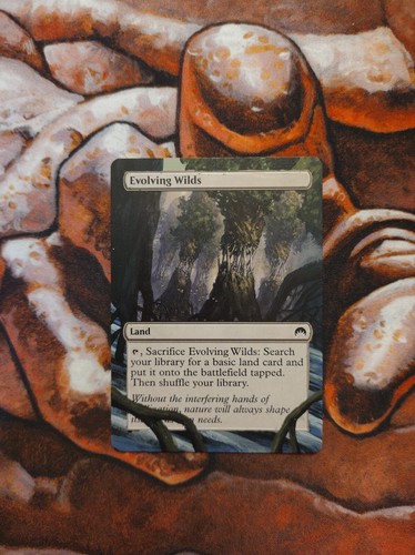 Magic the Gathering Evolving Wilds #1 Hand Painted Unique Custom MTG ...