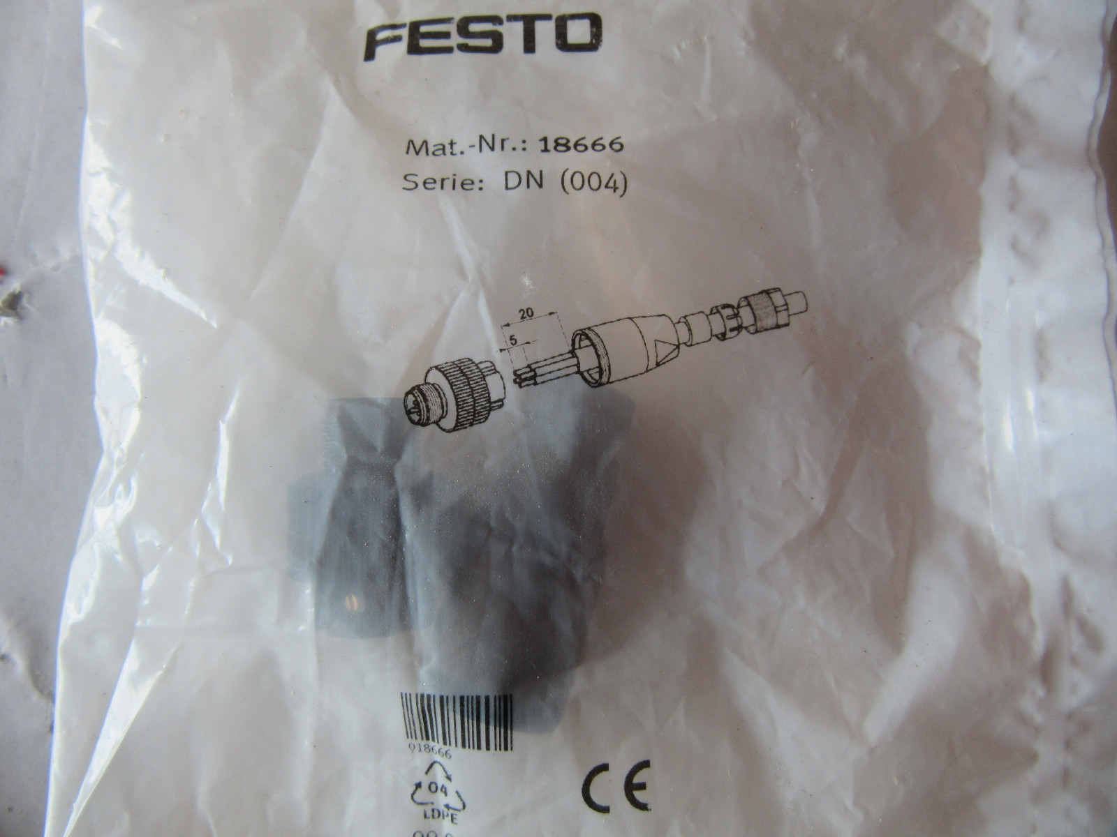 (NEW) FESTO 18666 PLUG CONNECTOR for sale online | eBay