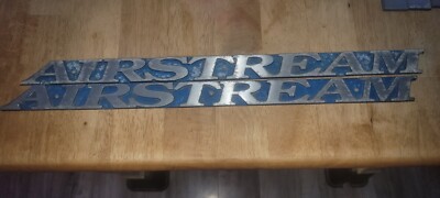Vintage Airstream Trailer Emblem Badges 2 | eBay