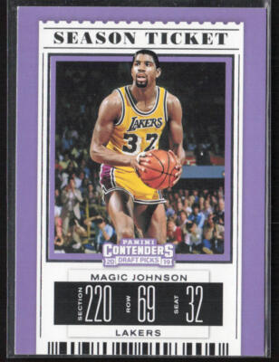 2019 Panini Contenders Draft Picks Season Ticket Magic Johnson #40 | eBay