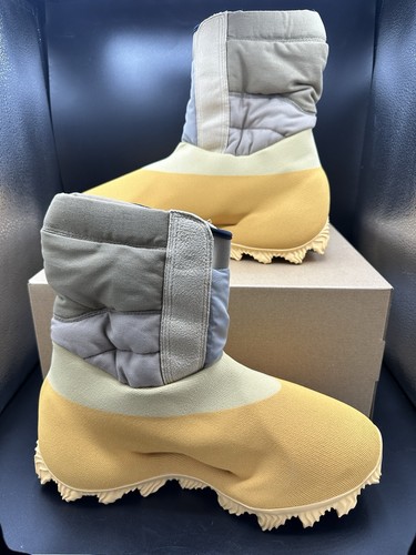 Adidas Yeezy Knit Runner Boot Sulfur Size 12 GY1824 NEW WITH BOX | eBay