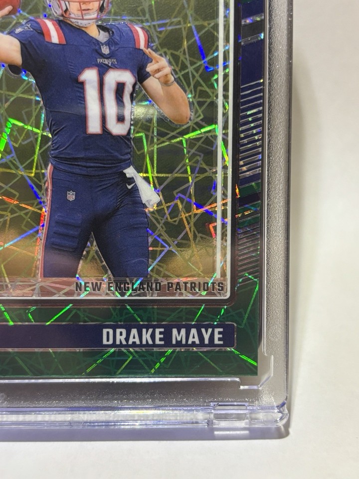 2024 Panini Donruss Optic Rated Rookie Green Lazer Drake Maye Patriots ...