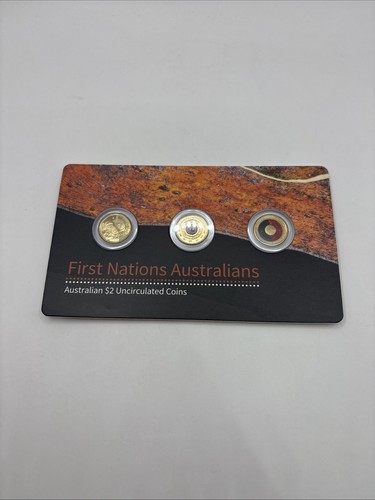 2021 First Nations $2 UNC 3 X Coins Aboriginal Flag, Elder & Military ...