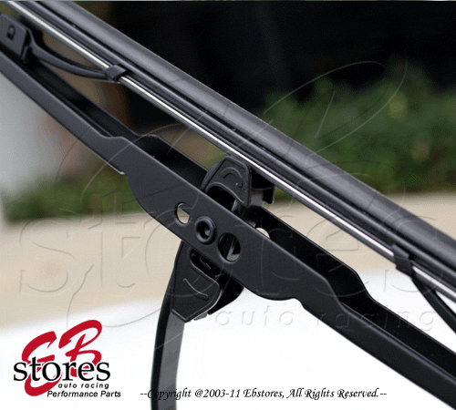 1 Pc (Single One) 15" 375mm OEM Replacement Pin Arm Wiper Blade -Driver ...