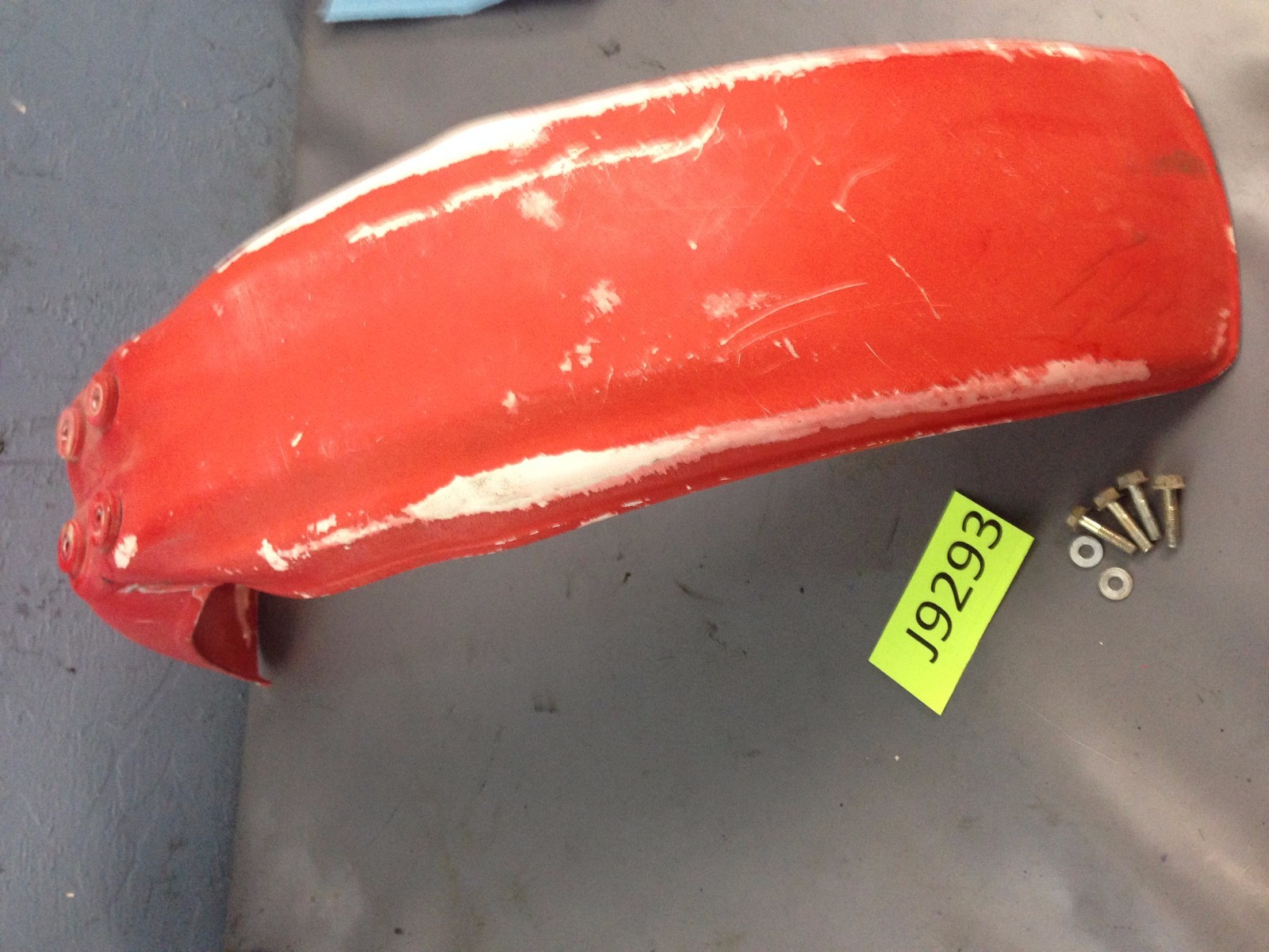 1981 HONDA XR200 XR200R AHRMA 1981-1987 FRONT WHEEL FENDER COWL plastic ...