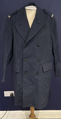 HMP Prison officers Vintage prison guard Long Coat Jacket With Liner ...