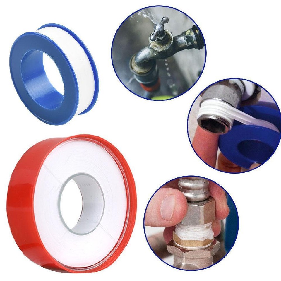 Plumber Tape Sealant Tape PTFE Plumbers Tape for Shower Heads and Pipe ...