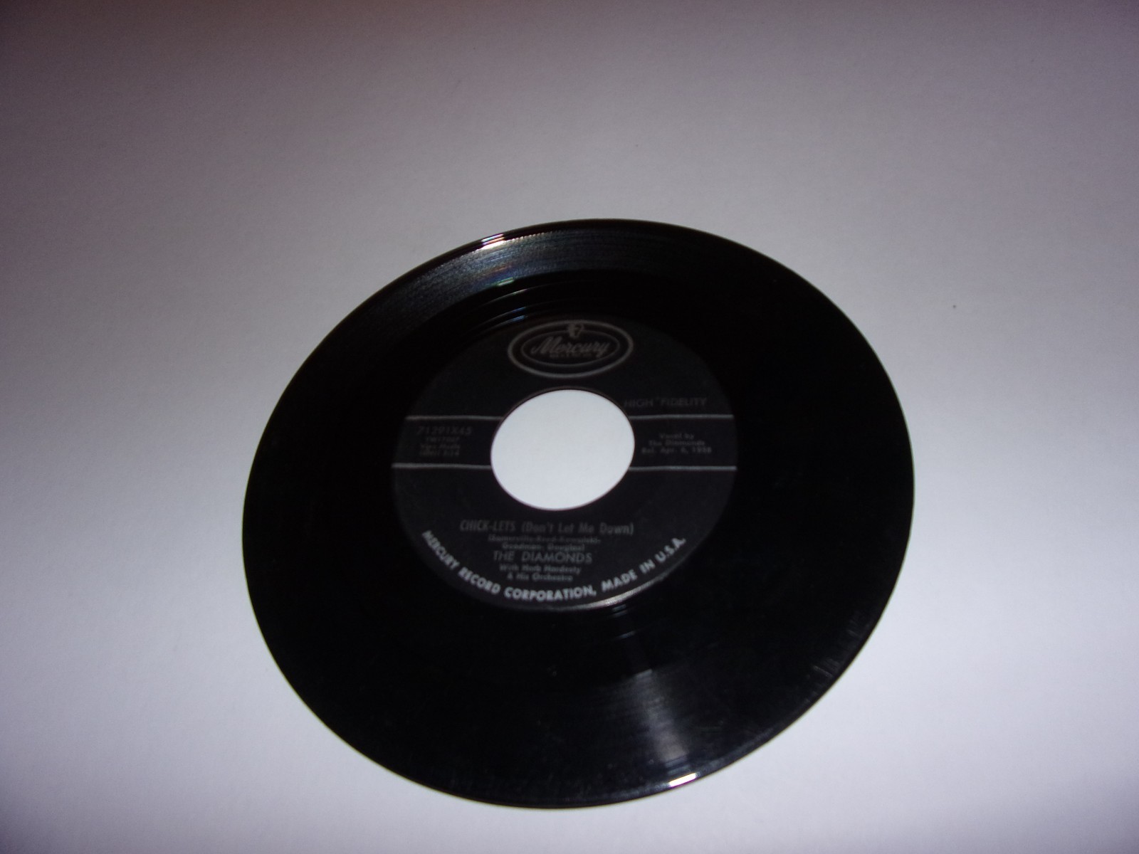 The Diamonds: High Sign / Chick-Lets / Vinyl 45 Rpm / Doowop / Mercury ...