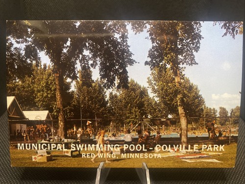 POSTCARD: Municipal Swimming Pool Redwing Minnesota H17 | eBay
