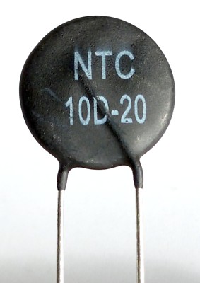 [2pcs] NTC 10D-20 Inrush Current Limiter, Power Thermistor 10 ohm 6Amp ...