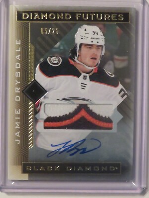 2021-22 Black Diamond Jamie Drysdale Diamond Futures Patch Auto 5/25 | eBay