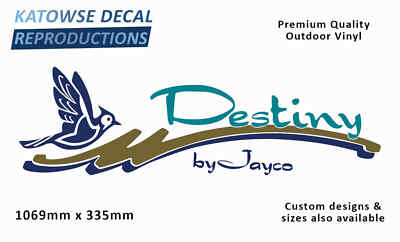 Destiny by Jayco Caravan Replacement Vinyl Decal Sticker | eBay