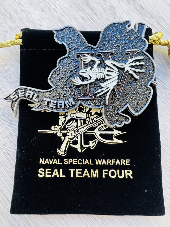 Limited Edition Navy Seal Team Four Challenge Coin With Bottle Opener ...