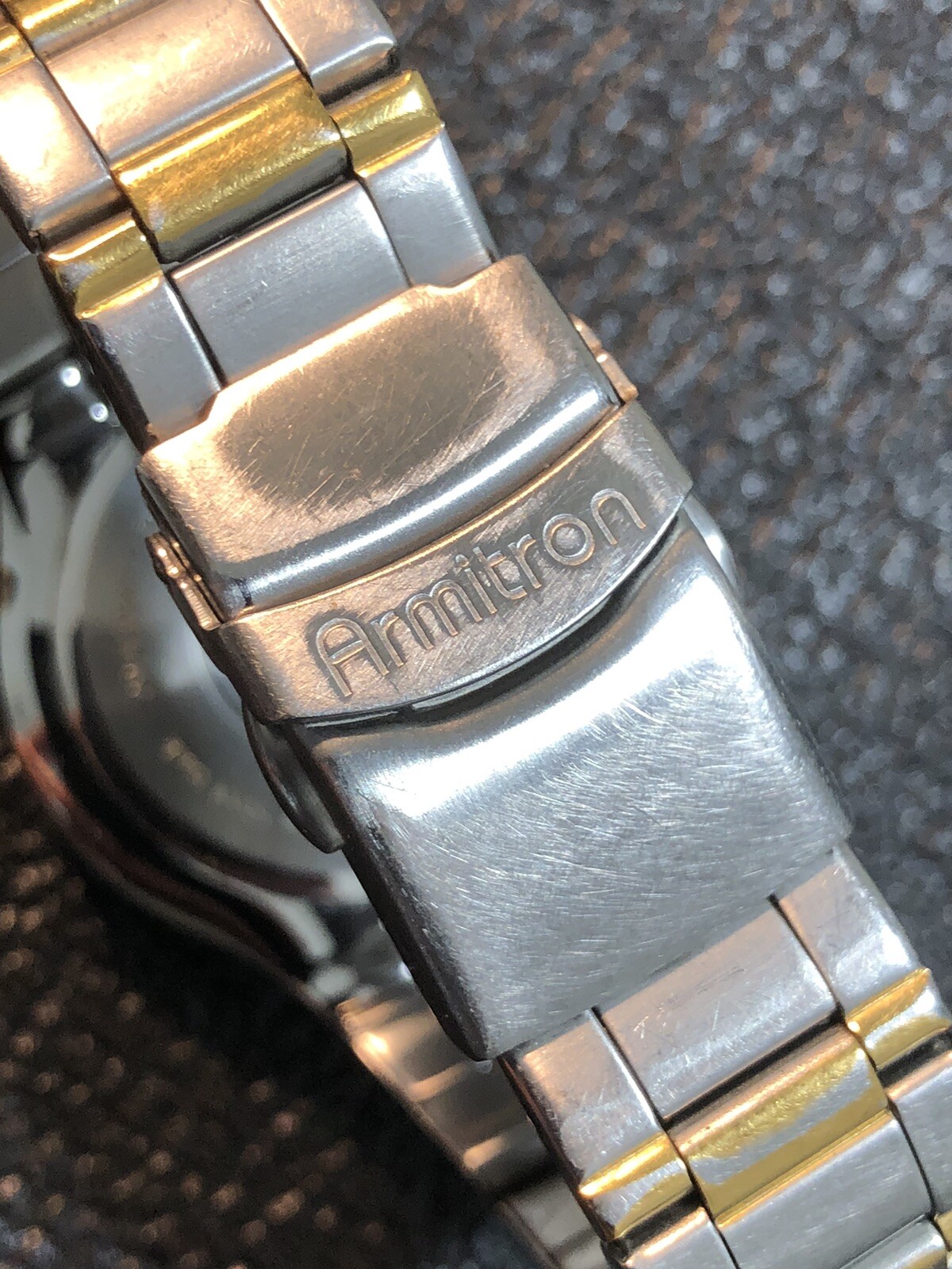 Armitron Mens Watch 165ft WR Stainless Rotating Bezel Day/Date/Month ...