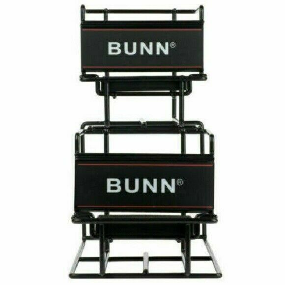 BUNN TWO TIER TWO POT UNIVERSAL AIRPOT RACK, BLACK, 35728.0000 ...