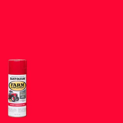 Spray Paint 12 oz. Massey Ferguson Red Farm And Implement Gloss (6-Pack ...