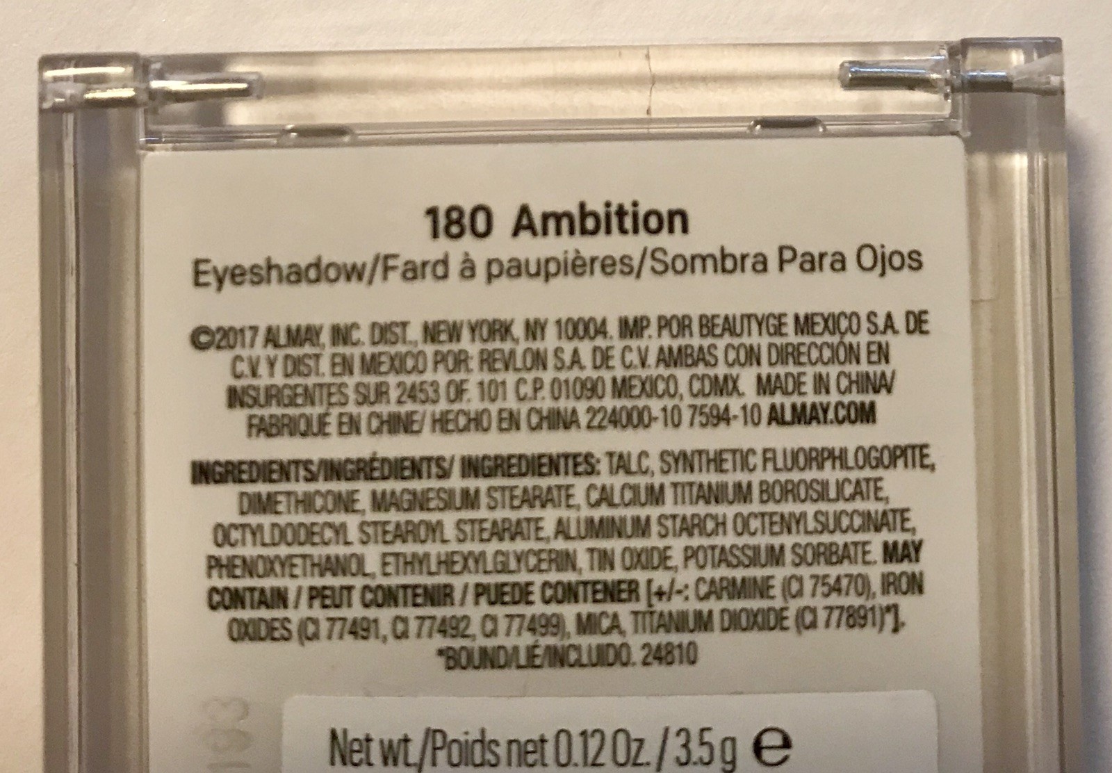 Almay 180 Ambition Eyeshadow Palette matte/metallic/satin/glitter (lot ...