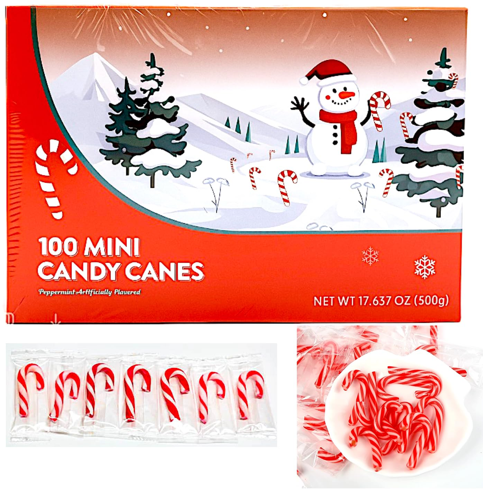 Mini Candy Canes Red & White -Mini CANDY CANE - Holiday Candy Cane for ...