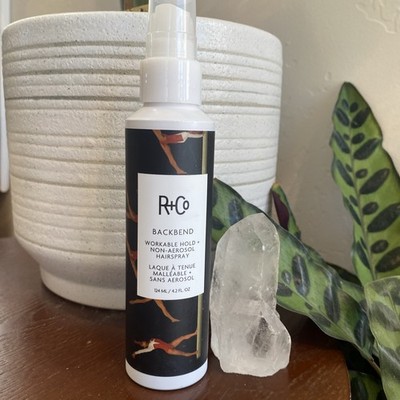 R+Co Backbend Workable Hold + Non Aerosol Hairspray 4.2oz NEW FAST SHIP ...