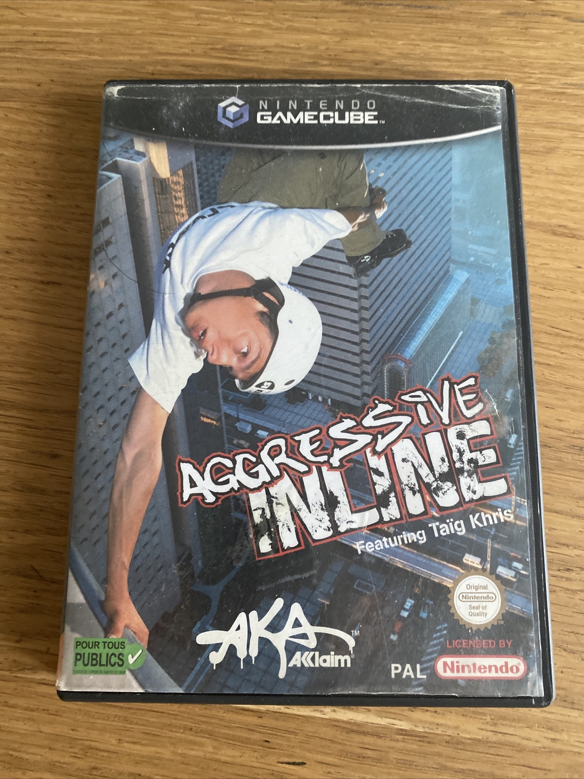 Jeu Aggressive Inline Taïg Khris Skate En Boîte - Nintendo Game Cube Gamecube | eBay