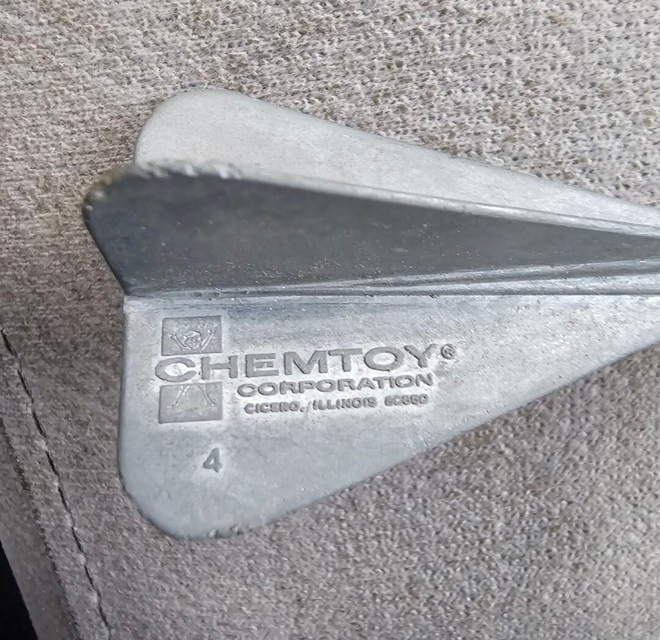 Vintage Toy Cap Grenade Metal Chemtoy Rocket Fins #4 Made Illinois Rare ...