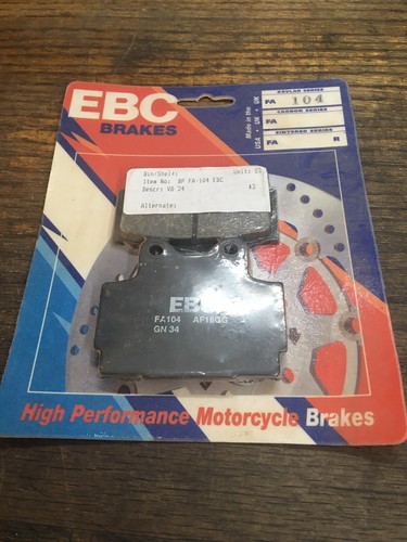 Yamaha XJ600,SRX600,RZ500,FZ600,FZR400 EBC Brake Pads FA104 | eBay