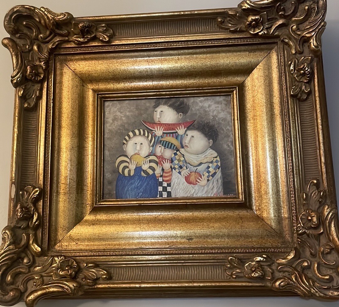 J Roybal Signed By Artist. Oil Canvas Painting. | eBay