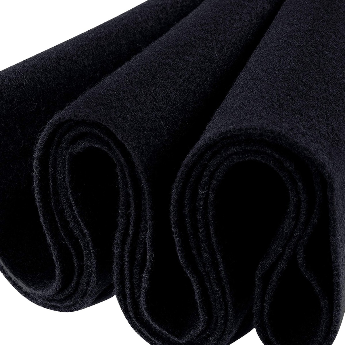 Black Felt Fabric