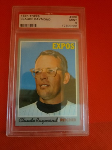 1970 Topps #268 Claude Raymond Expos PSA 9 MINT | eBay