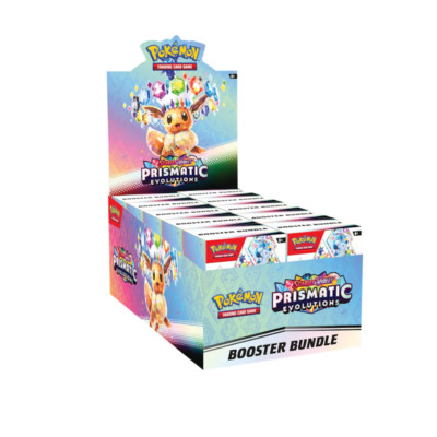Pre-Order Pokemon Prismatic Evolution Booster Bundle Case (10x Bundles ...