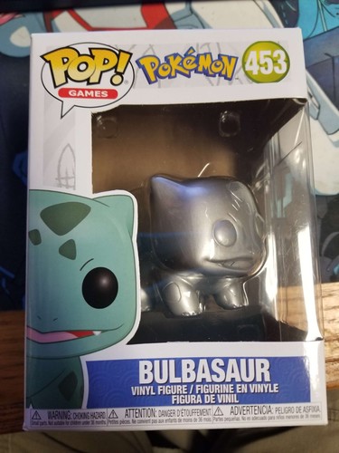 Funko Pop! Vinyl: Pokemon - Bulbasaur (Silver) Metallic #453 NIB | eBay