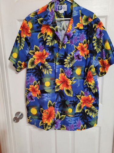 RJC Hawaiian Shirt Floral Print Short Sleeve 100% Cotton Mens 2XL | eBay