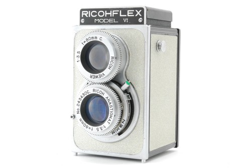 [MINT] Ricohflex Model VI Rikenon Anastigmat 80mm F/3.5 TLR Camera From ...
