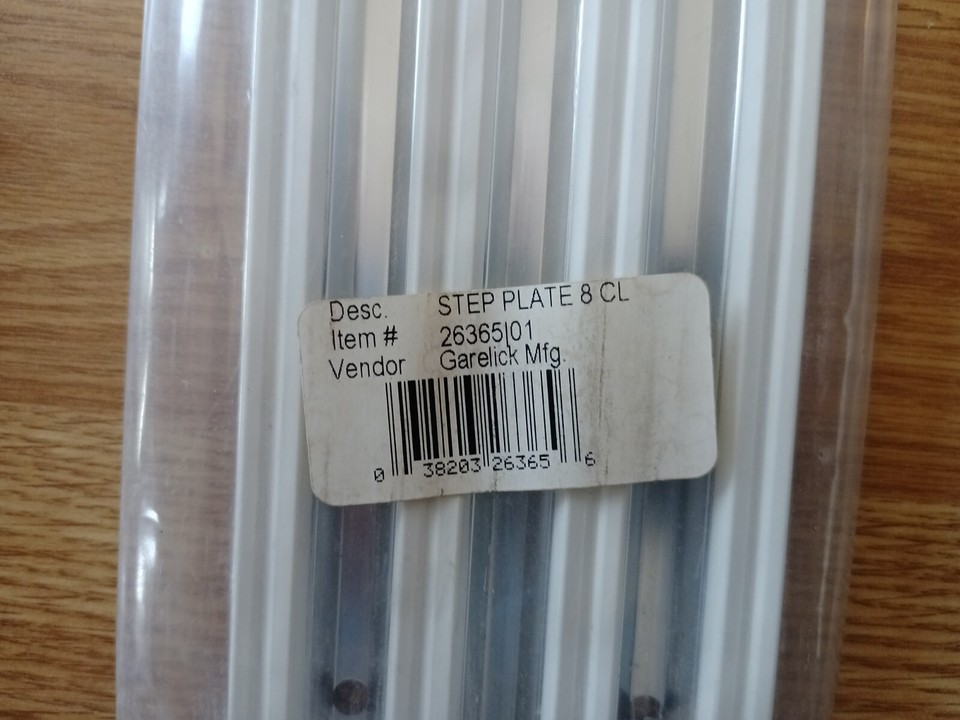 GARELICK EEZ-IN GUNNEL TRACTION STEP PLATE 26365 3"X8" WHITE INSERTS ...