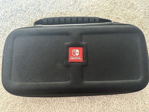 OEM Nintendo Switch Grey Carry Travel Storage Case With Red Game Cases ...