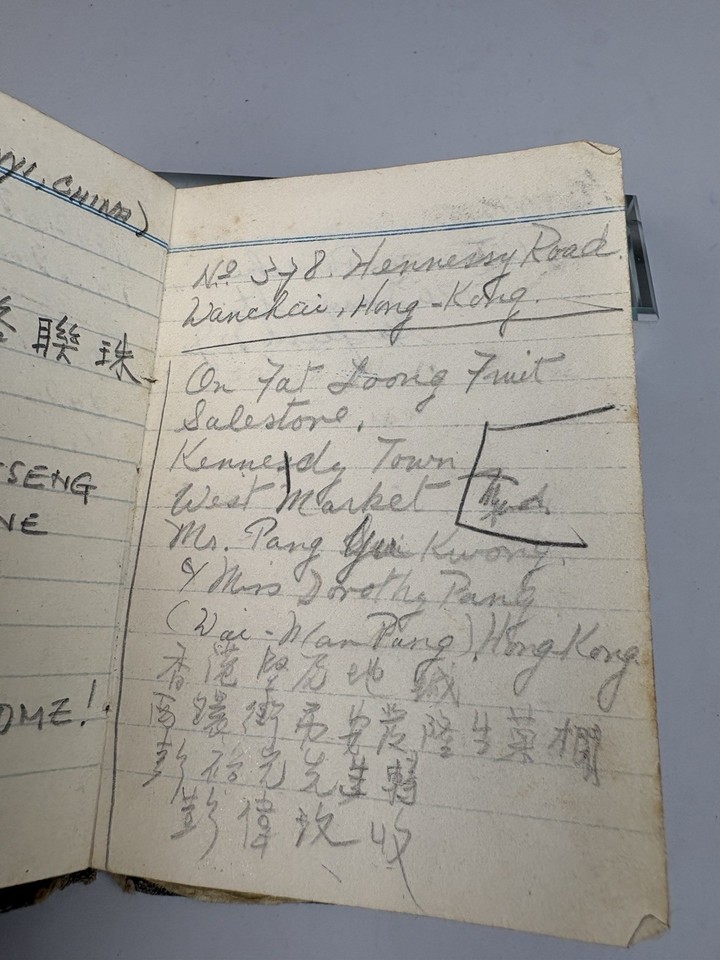 WWII CBI Z-Force Soldier Notebook – Original Field Artifact-NAMED | eBay