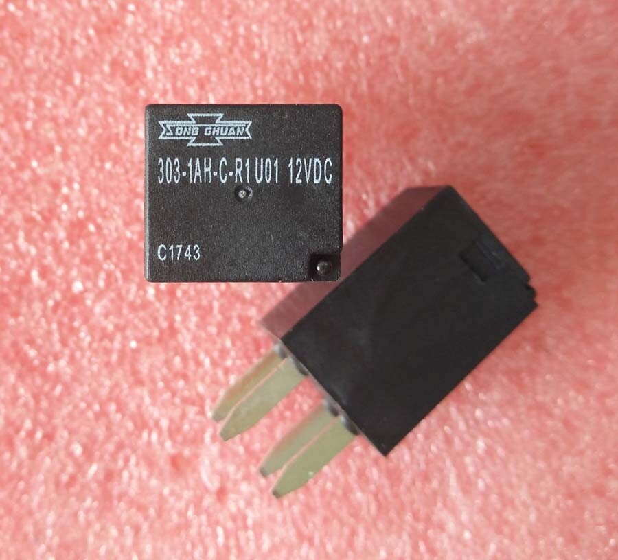 Song Chuan 303-1AH-C-R1-U01-12VDC Automotive Relay - Black for sale ...