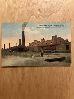 National Oil Refinery, Findlay, Ohio Postcard Unused | eBay