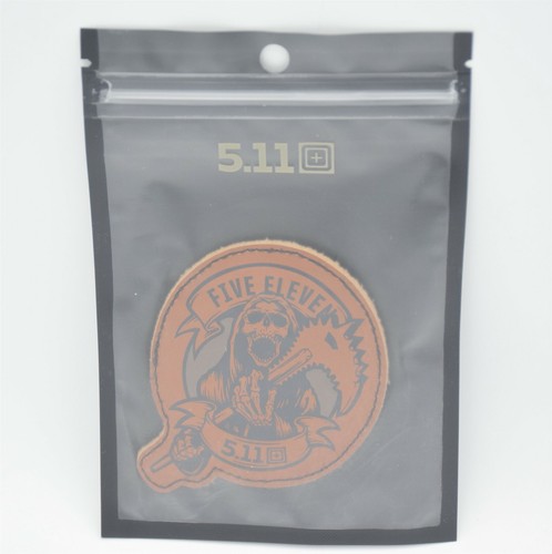 5.11 TACTICAL "BREACHER" LOGO PATCH LEATHER HOOK/LOOP BACKING RARE NEW ...