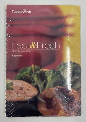 Tupperware TupperWave Fast & Fresh Stack Cooked Meals Cook Book Spiral ...