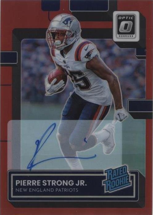 2022 Panini Donruss Optic - Rated Rookie Pierre Strong Jr. #241 Red ...
