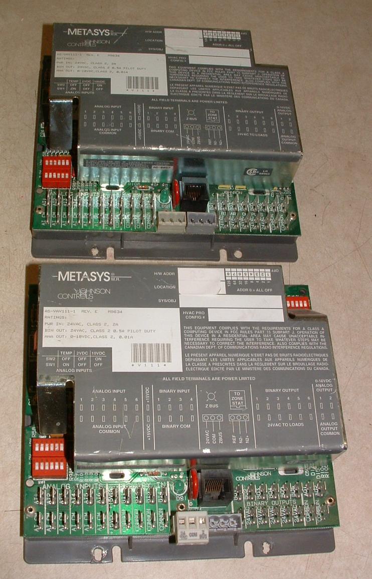 Metasys (Johnson Controls) AS-VAV11-1 VAV Box Controller | eBay