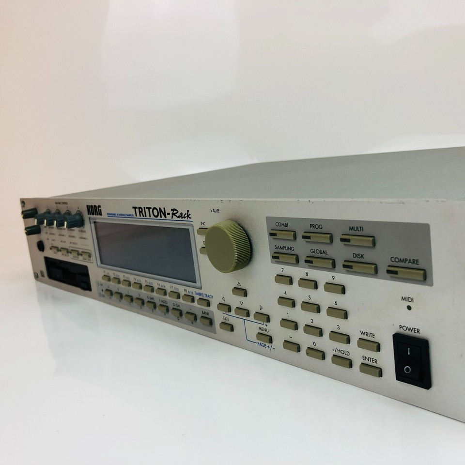 KORG TRITON RACK SYNTHESIZER sound source module multitimbral Tested | eBay