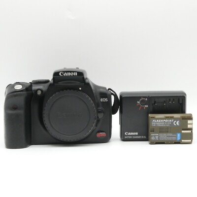 EXC- Canon EOS Digital Rebel/EOS 300D 6.3MP DSLR Camera - Black (Body ...
