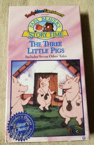 Papa Beavers Story Time - The Three Little Pigs (VHS, 1995) for sale ...