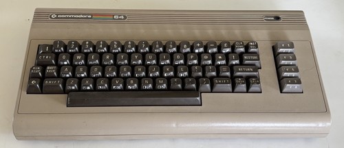 Vintage Commodore 64 Computer Keyboard Only, Untested, “Up Arrow ...