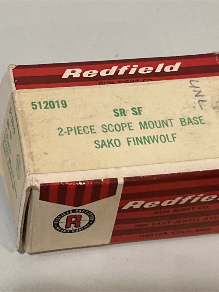 Redfield 2-Piece Scope Mount Base Sako Finnwolf SR SF 512019 in Box w ...